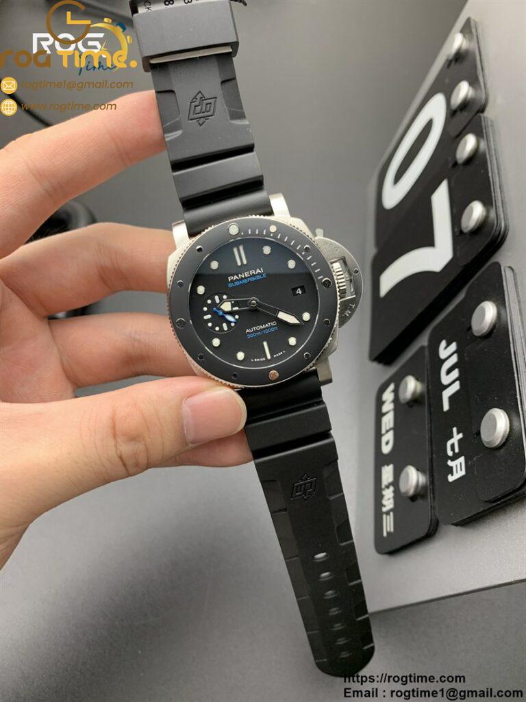 PAM683 Luminor Submersible VSF 1:1 Best Edition on Black Rubber Strap P ...